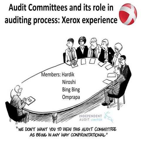 Audit committees and its role in auditing process | PPTX