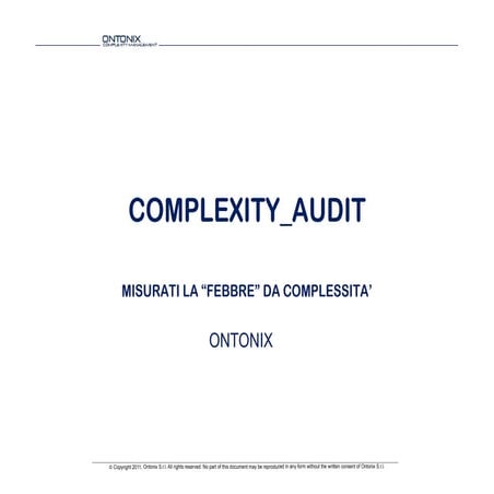 Audit Complexity | PDF