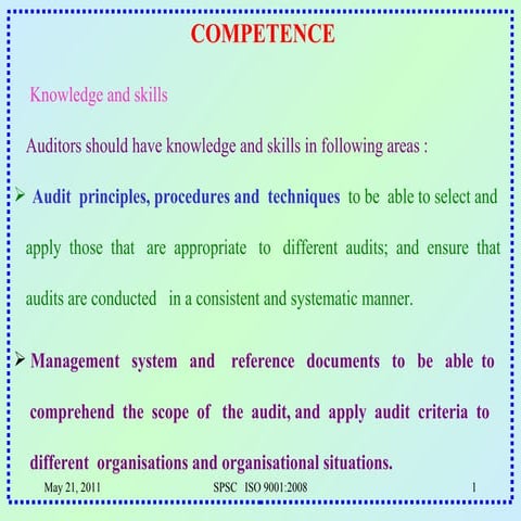 Audit Competence | PPT