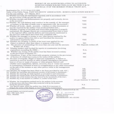 Audited financial statement | PDF