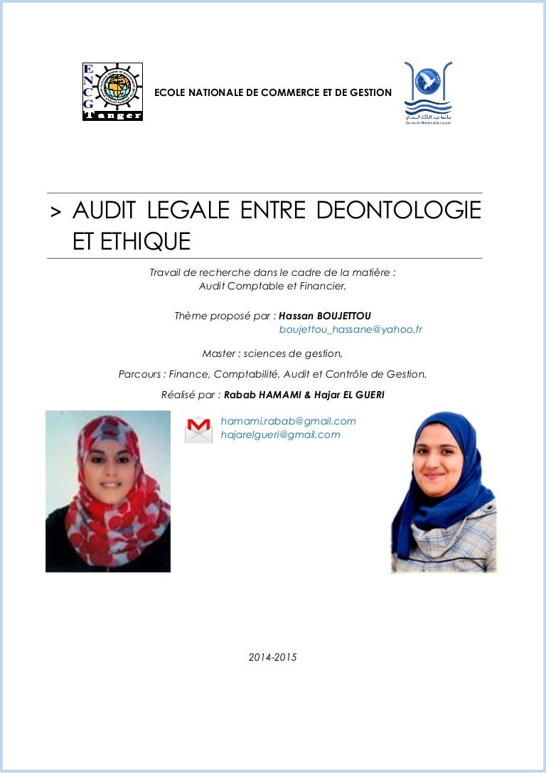 Comportement et méfiance de l'auditeur Bac +4 Controle de gestion