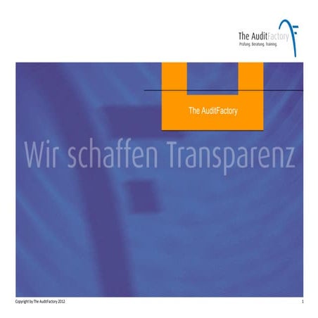 Auditfactory pit persoenlichkeitsinventar | PPT