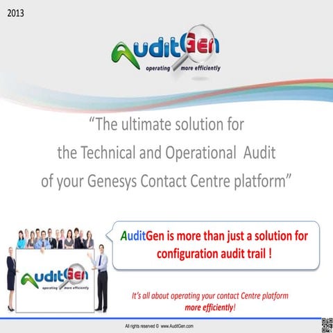 AuditGen: Configuration Audit Trail for Genesys | PDF