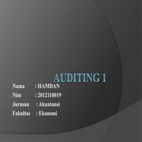 Makalah auditing dan profesi akuntan publik | DOCX