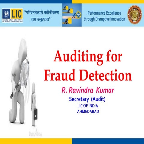 Auditing for fraud detection | PPTX