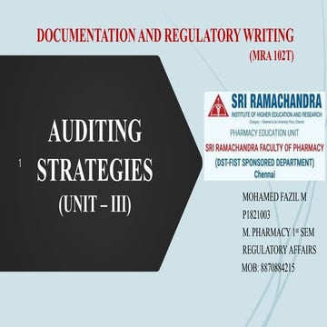 AUDIT - AUDITING STRATEGIES.pptx