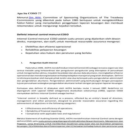 Introduction to Internal Control Systems | PPTX