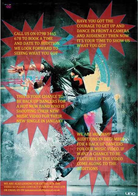 Audition poster | PPT