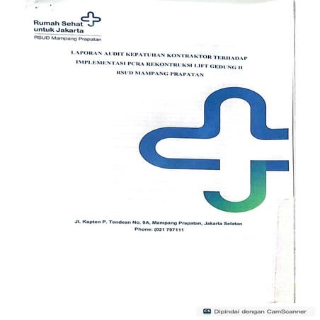 Audit kepatuhan Penyedia kontruksi Pembangunan LIFT Gedung 2 RSUD ...