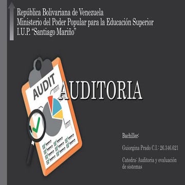 Auditoria | PPTX