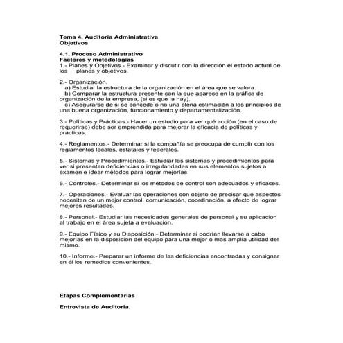Módulo 3 el proceso de auditoria | PPTX