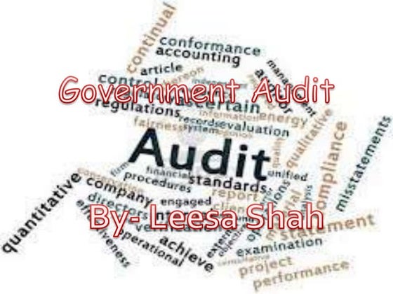 Government Accounting and Auditing | PPTX | Financial Regulation | Economy