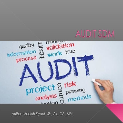 Audit sdm. | PPT