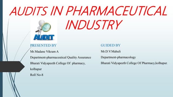 Pharmaceutical Industry Departments roles and responsibilities manasa ...