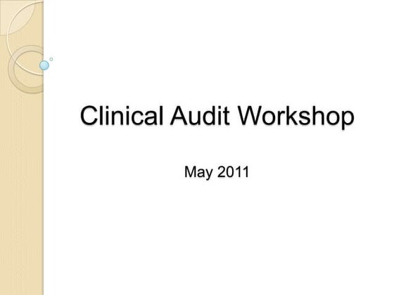 medical audit in hospital | PPT