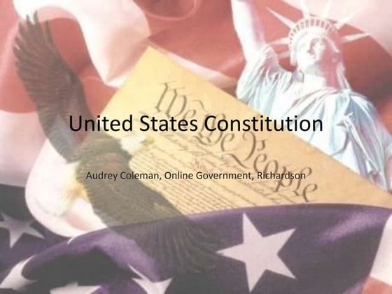 US Constitution PowerPoint | PPTX