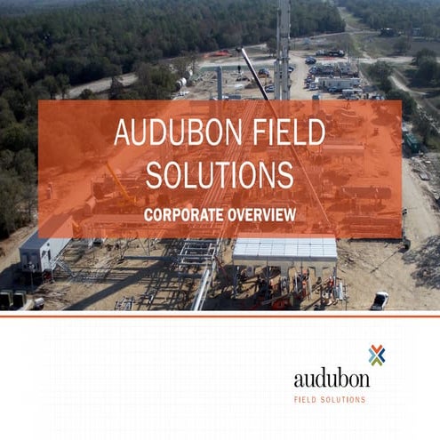 Audubon field solutions | PDF