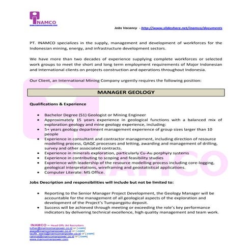 Aug - Man.Geology | PDF