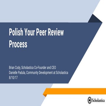Polish Your Peer Review Process | PPTX
