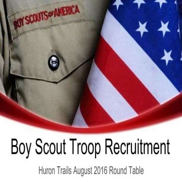 Huron Trails Boy Scout Roundtable: Recruitment | PPT