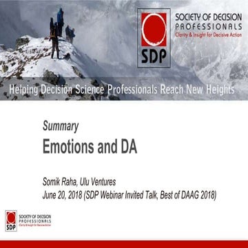 Emotions and DA Dialog | PPT