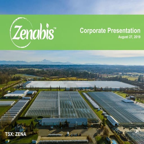 Zenabis Corporate Presentation | PDF