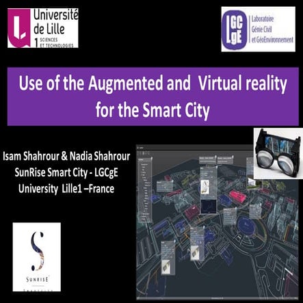 Augmented and virtual Reality for the Smart City | PDF