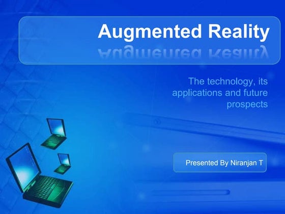 Augmented Reality ppt | PPT | 3-D Graphics | Computer Software and ...