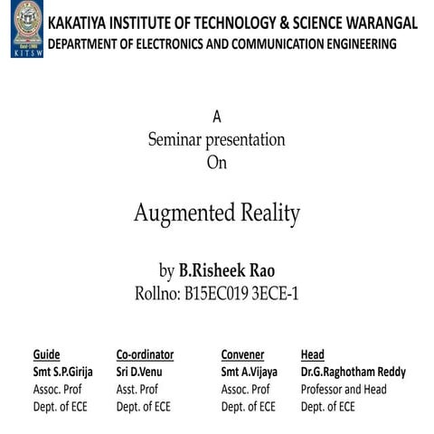 Augmented reality | PPT