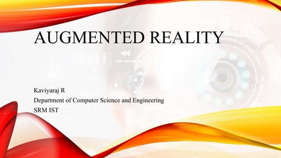 AR & VR technology | PPTX | Augmented Reality | Technology & Computing