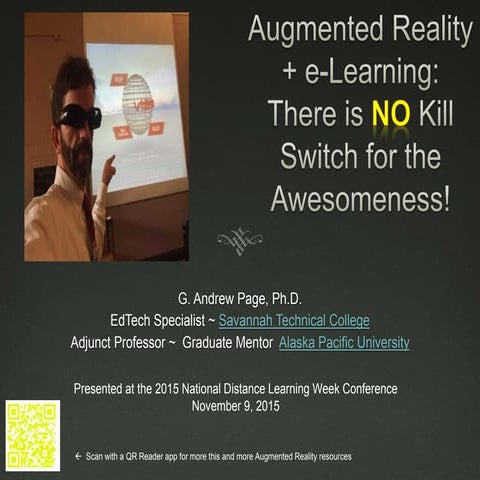 Augmented Reality In Education | PPT