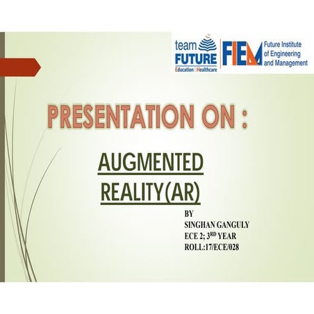 Augmented reality(ppt) | PDF