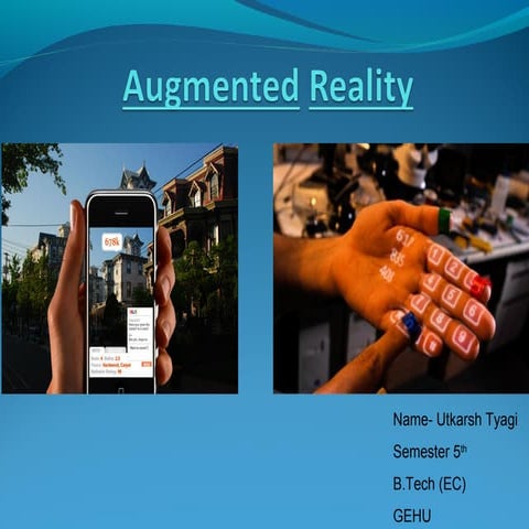 Augmented reality | PPT