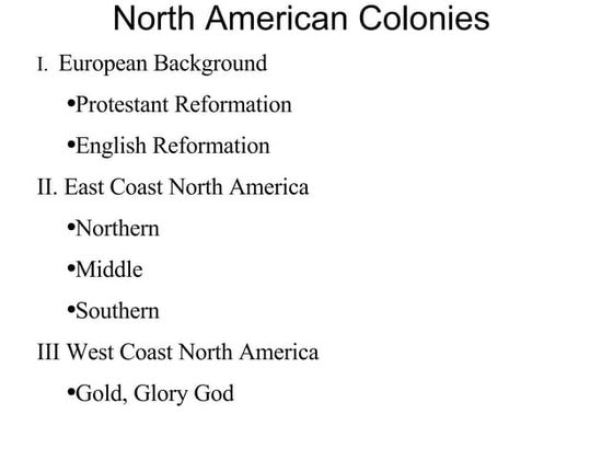 The Thirteen Colonies | PPT