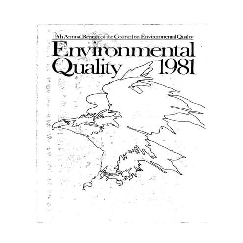 August 1981 The 12th Annual Report Of The Council On Environmental ...
