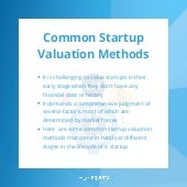 Startup Valuation Methods | Eqvista | PDF