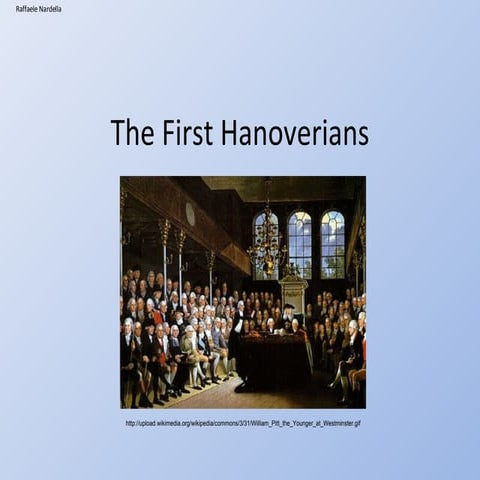 Augustan Age The First Hanoverians | PPT