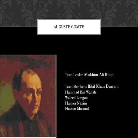 Auguste comte | PPT