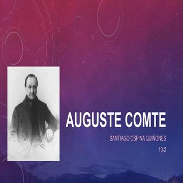 Power Point Sobre Auguste Comte | PPT