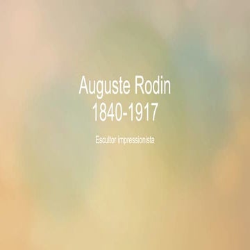 Auguste rodin | PPT