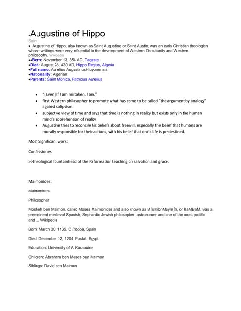 Saint thomas aquinas | PPT