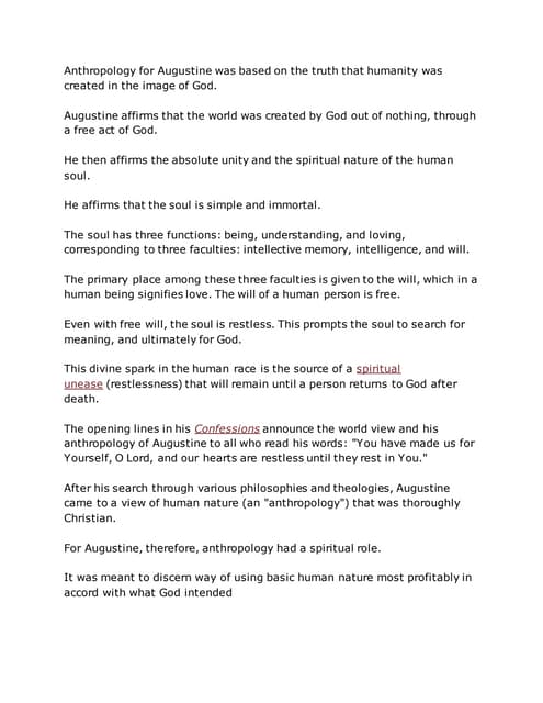 St. Augustine and St. Thomas Aquinas' Views about Self.pptx