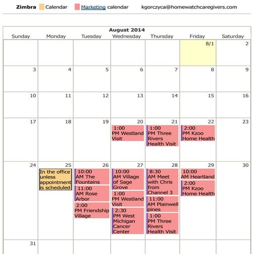 August marketing calendar | PDF