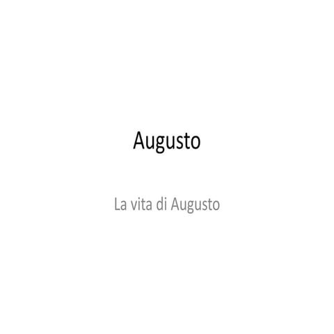 Augusto | PPTX