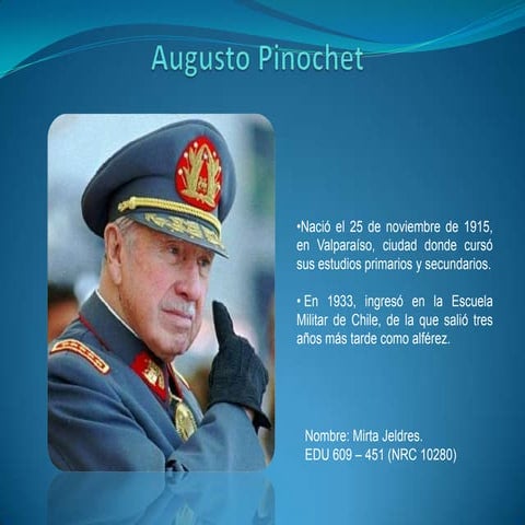 Augusto pinochet | PPTX