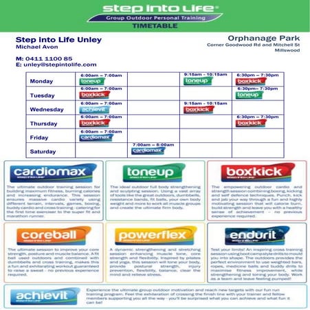 August time table 2013 | DOCX
