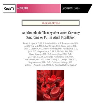 AUGUSTUS Trial | PDF