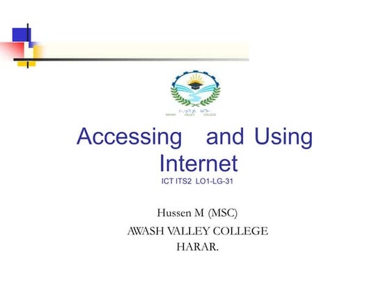 Presentation On Web Browser Pptx Browsers Computer Software And Applications