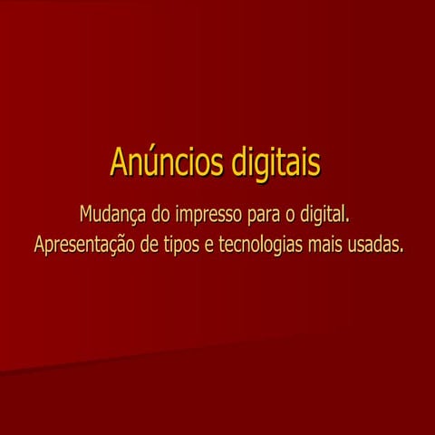 Aula 03 - Anúncios Digitais | PPT