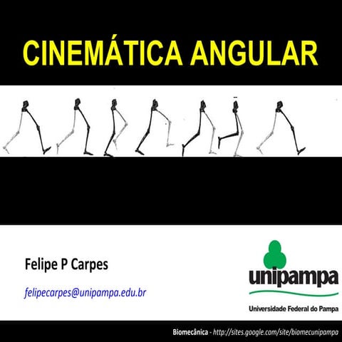 Biomecânica - Aula 8 cinematica angular ef | PPT